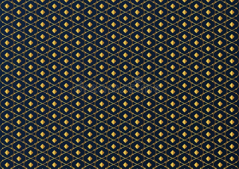 Gold Pattern Abstract Background Luxury Design Color Glow Square Shape ...