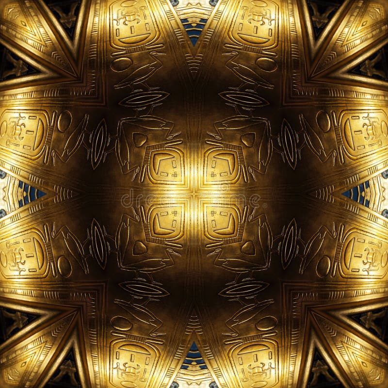 Gold pattern stock illustration. Illustration of ancient - 54730537