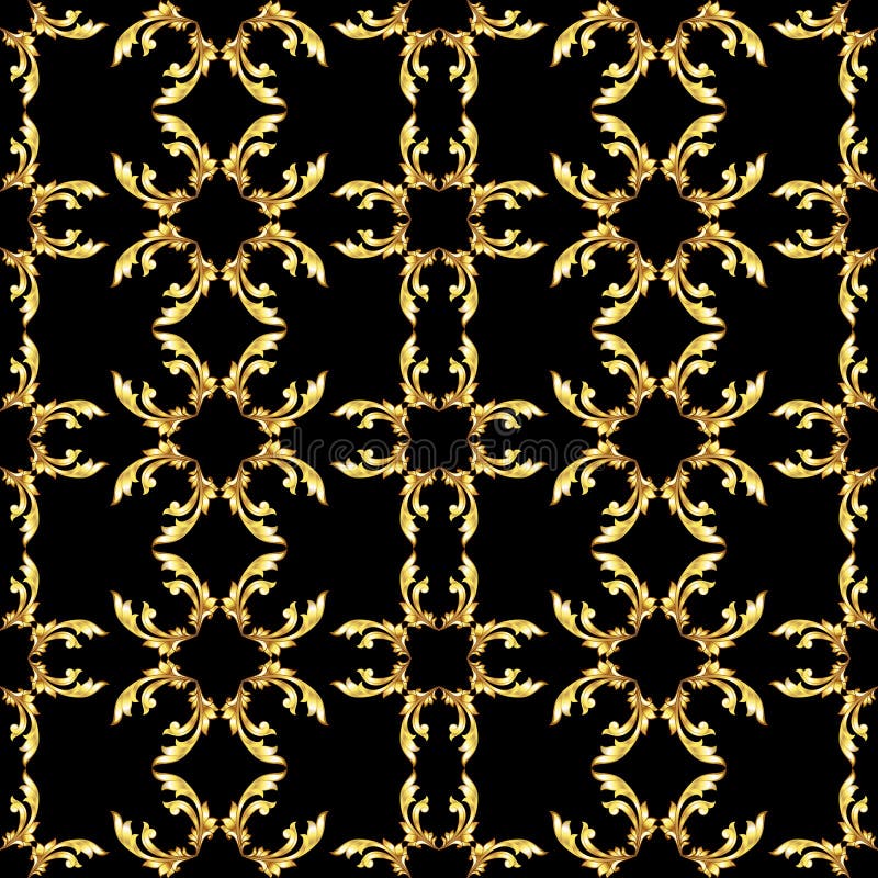 Gold pattern stock vector. Illustration of elegance, beauty - 41899299