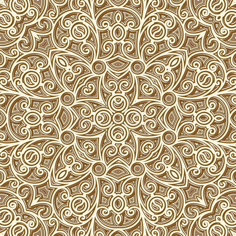 Gold pattern stock vector. Illustration of lattice, elegant - 33047009