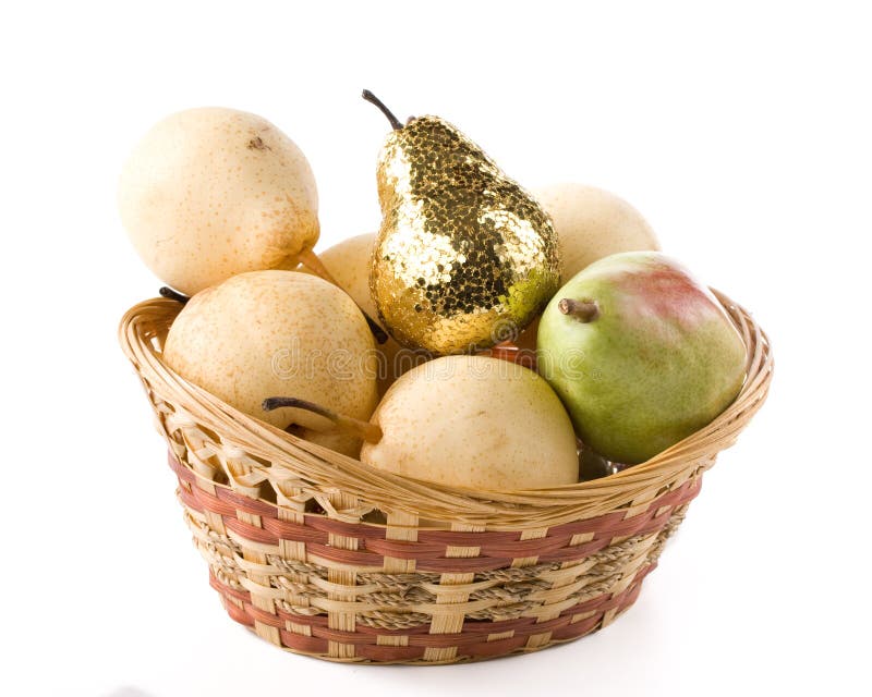 Gold pear stock image. Image of nutrition, pear, eating - 7639965