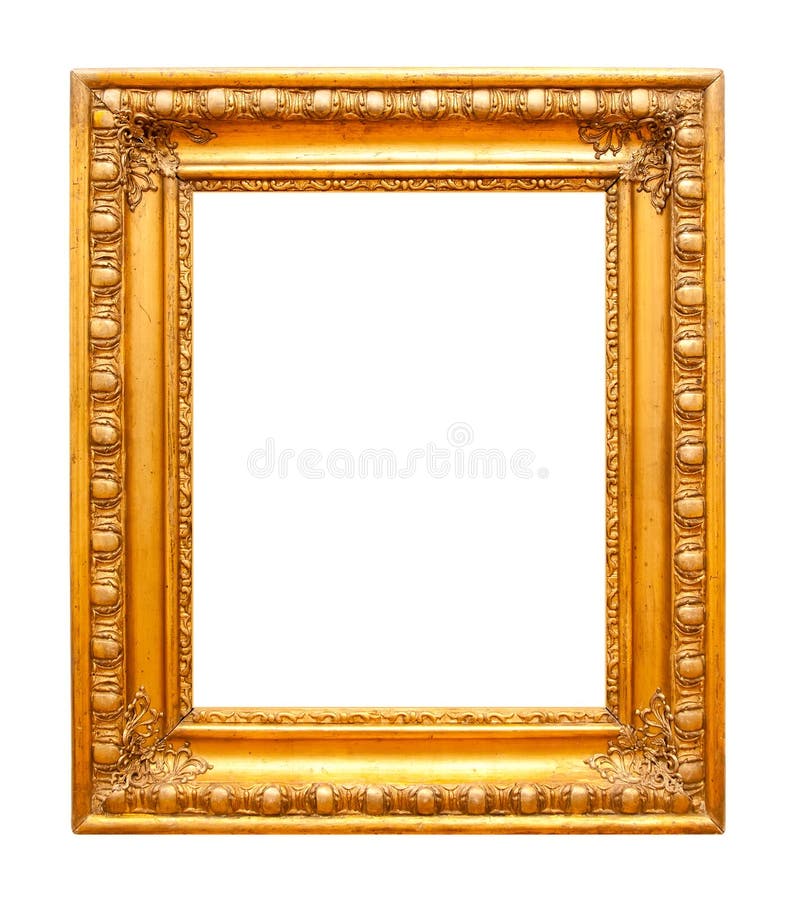 Gold photo frame stock image. Image of magnificent, classical - 56677095