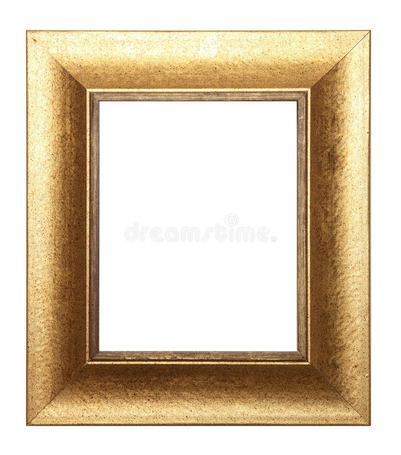 Gold Picture Frame stock image. Image of stylish, design - 12390575