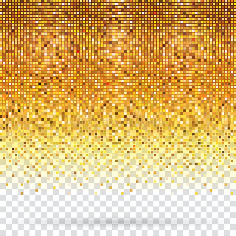 Gold Pixel Background stock vector. Illustration of background - 71898908