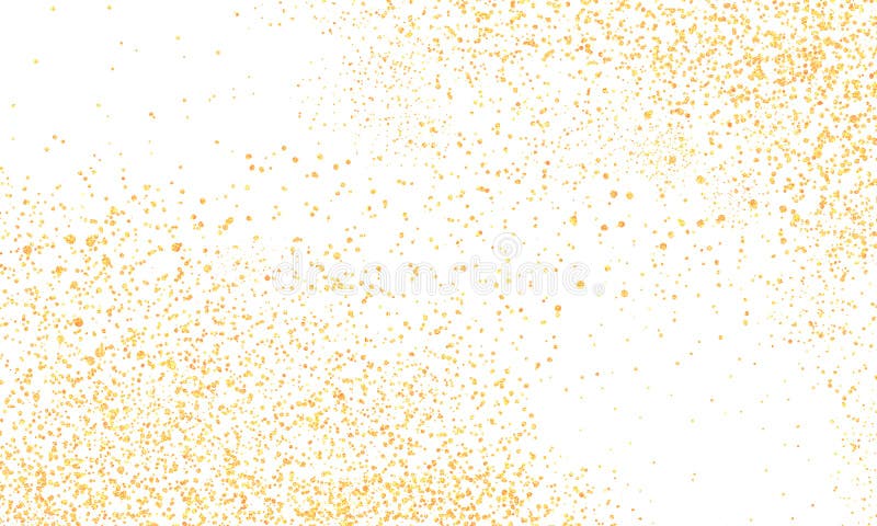 Gold Placer, Small Gold Dots on a White Background Stock Illustration ...