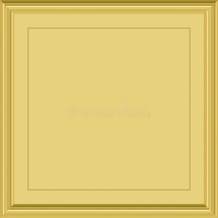 Gold plaque stock vector. Illustration of plaque, frame - 4972704