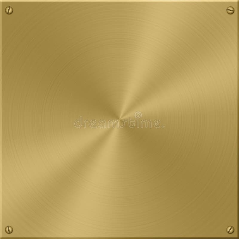 Gold Plate stock illustration. Illustration of rivets - 12364459