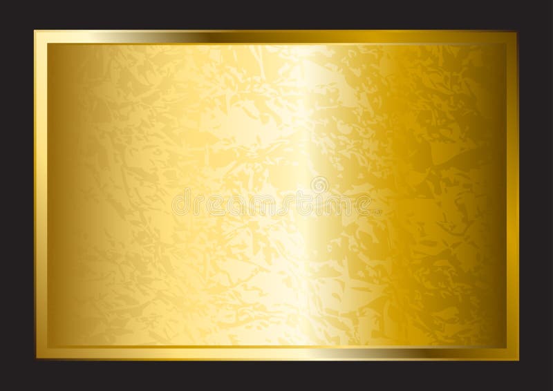 Gold Gradient Smooth Texture. Empty Golden Metal Background. Light ...