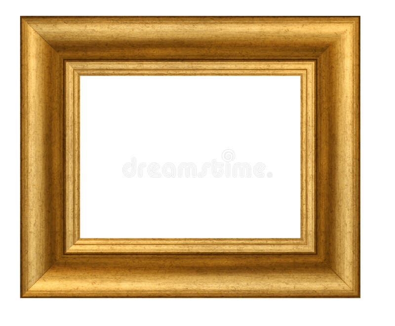 Gold Plated Wooden Frame Picture. Image: 12111057