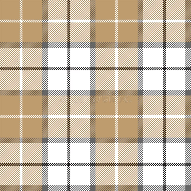 Gold Platinum Checkered Plaid Seamless Pattern. Vector Illustration ...