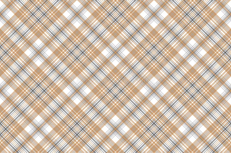 Gold and Platinum Color Check Plaid Seamless Pattern Stock Vector ...