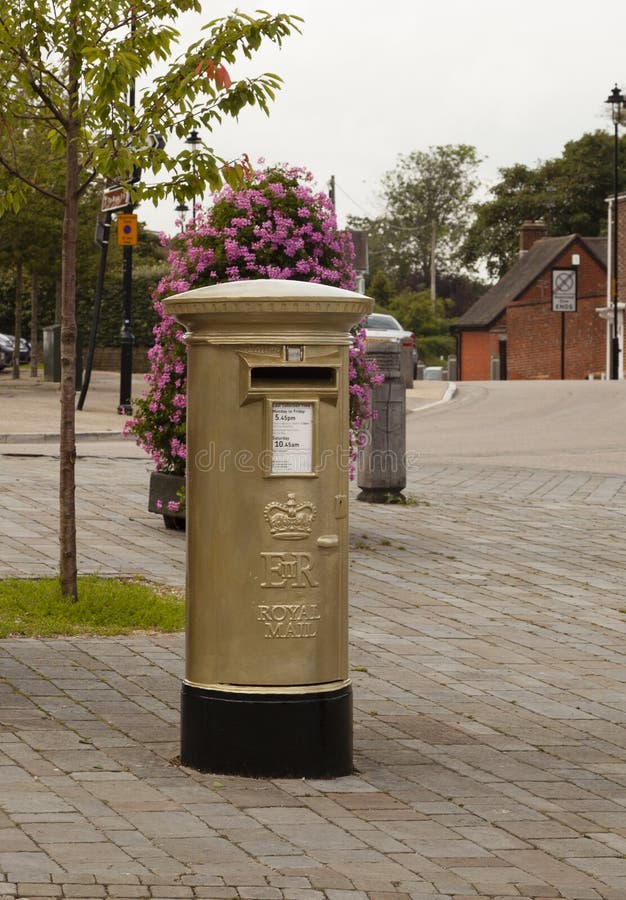 Gold Post Box editorial image. Image of athlete, medalist - 26075415