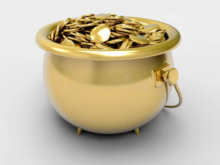 Pot Gold Render Stock Illustrations – 1,878 Pot Gold Render Stock ...