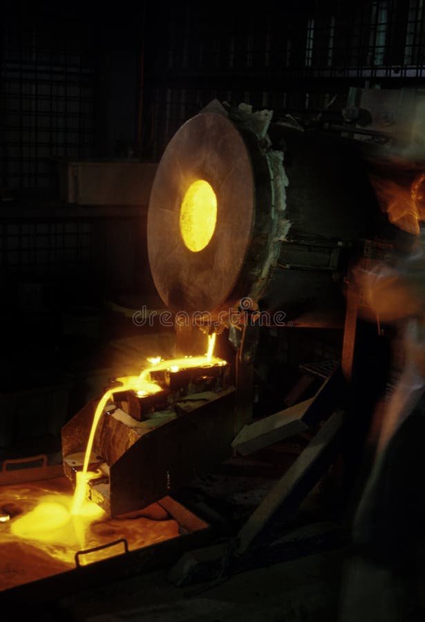 Gold Pour stock photo. Image of precious, industrial - 10505578