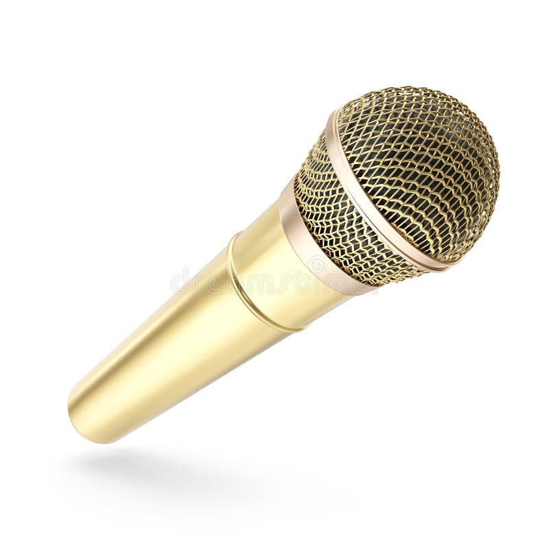Gold Microphone Stock Illustrations – 1,514 Gold Microphone Stock ...