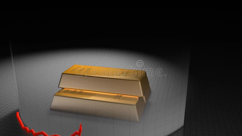 Gold Price Performance Chart. Stock Video - Video of chart, reference ...