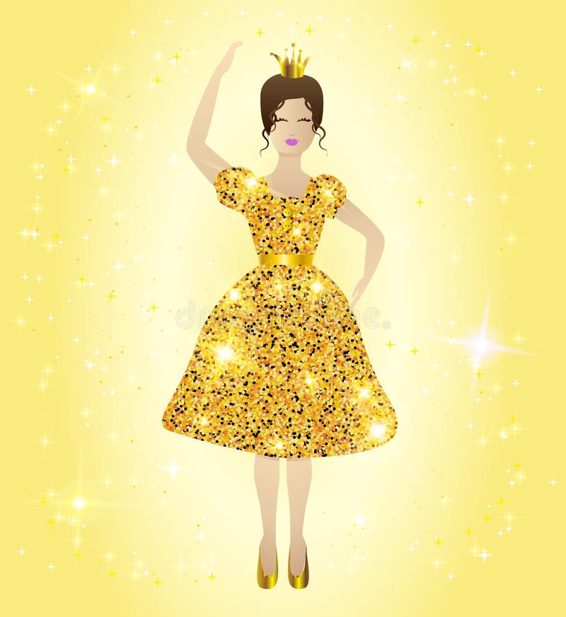 Gold Princess Crown Floral Design Stock Vector - Illustration of crest ...