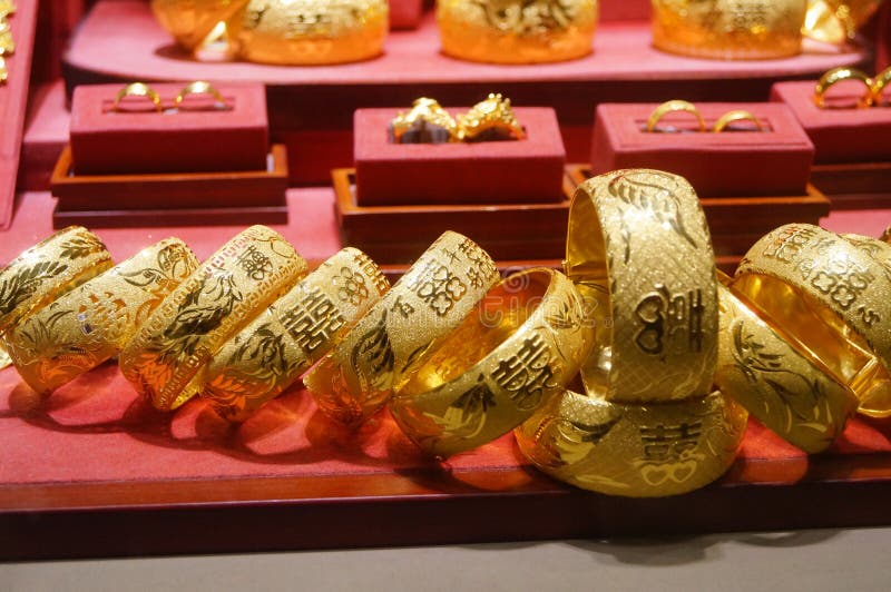 Gold products editorial image. Image of necklace, bracelet - 67823740