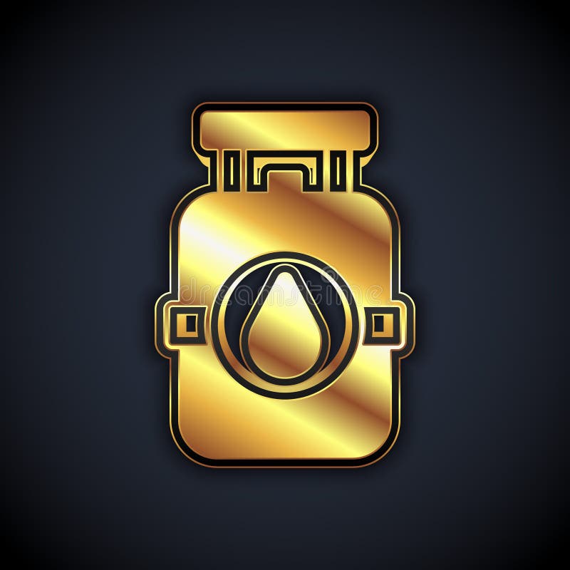 Black Background Gold Tank Container Stock Illustrations – 473 Black ...