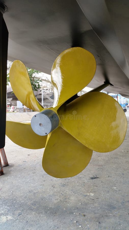 The GOLD PROPELLOR stock image. Image of propellor, yellow - 45912751