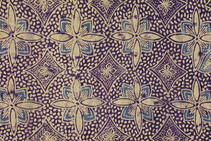 Purple batik pattern stock illustration. Illustration of traditional ...