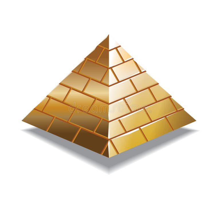 Gold Pyramid Stock Illustrations – 13,491 Gold Pyramid Stock ...