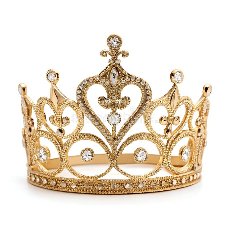 Queen Crowns Gold 14cm Tall Large Gold Crystal Crown Tiara Wedding