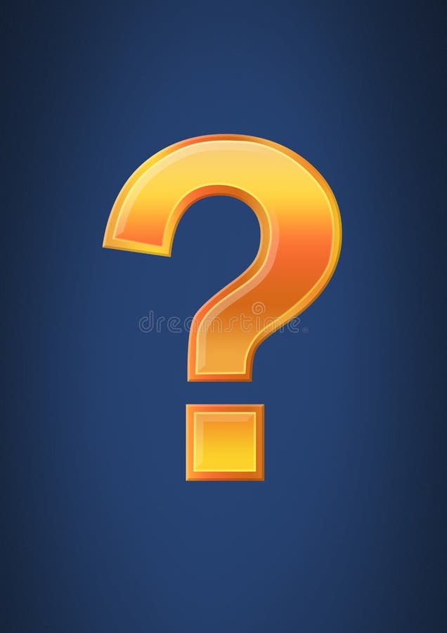 Gold Question Mark No Background Stock Illustrations – 10 Gold Question ...