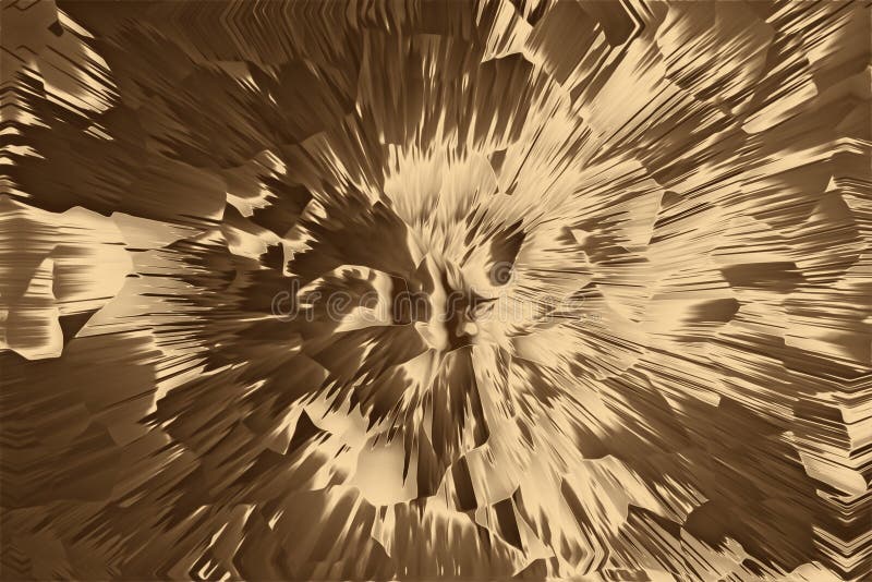 Gold Ray Background and Glowing Beam Texture, Abstract Metal Stock ...