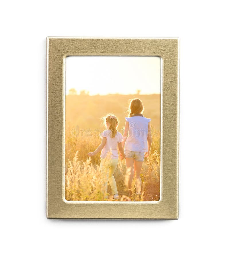 Gold rectangular frame stock photo. Image of decoration - 195477514