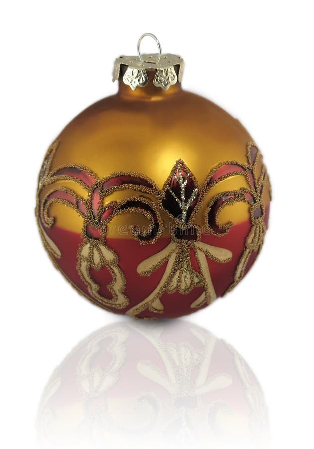 Gold Red Ornament stock photo. Image of sparkle, form - 2369678