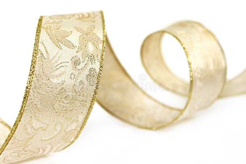Gold Ribbon stock image. Image of shiny, haberdashery - 8859637