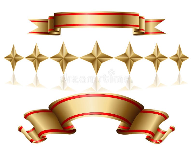 Ribbon Banner stock vector. Illustration of blank, decorative - 24408586