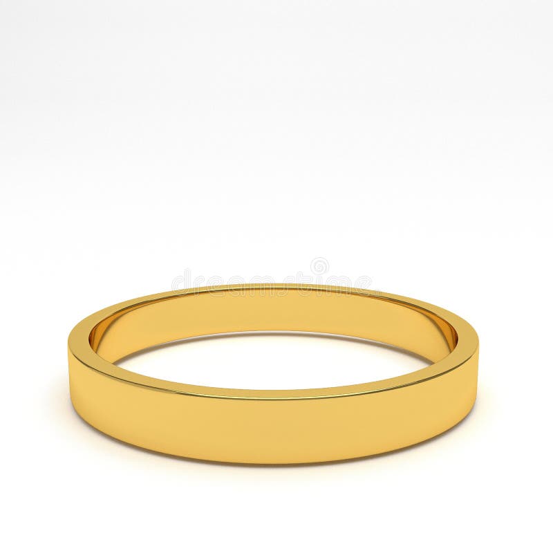 Gold Ring with Pink Heart Gemstone. Stock Vector - Illustration of ...