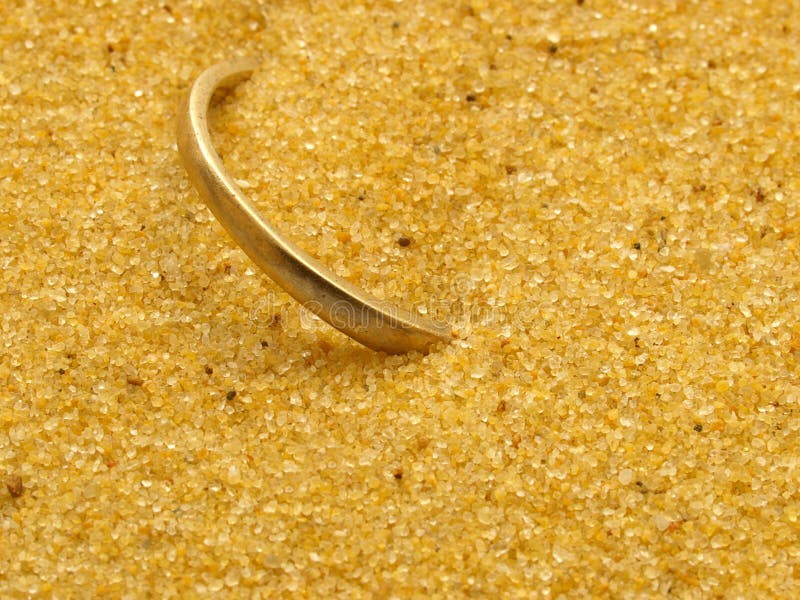 Gold ring stock image. Image of hidden, gold, buried, lost - 4166381