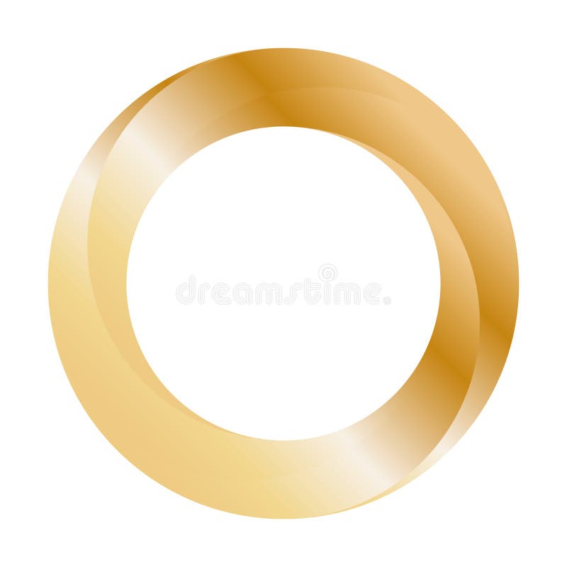 Gold Ring Design. Orbit Icon Stock Vector - Illustration of gradient ...