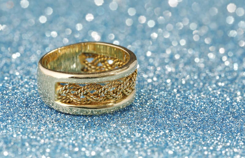Gold ring stock image. Image of bright, elegance, expensive - 41024929