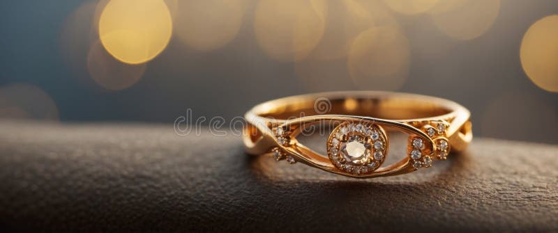 A Gold Ring is Shown in a Circular Shape. Stock Photo - Image of ring ...