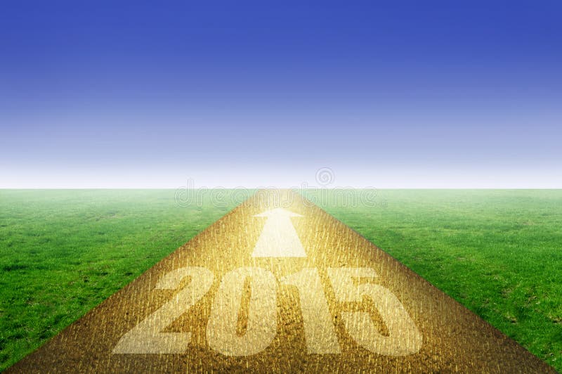 2015 gold road stock illustration. Illustration of start - 47818748