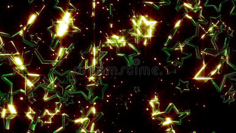 Gold Rock and Star Explosion Particle Animation Stock Video - Video of ...
