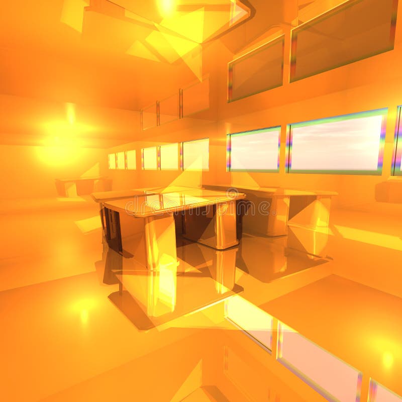 Gold Room with stock illustration. Illustration of floor - 24806855