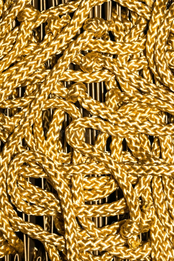 Gold rope stock photo. Image of open, decor, backgrounds - 58524754