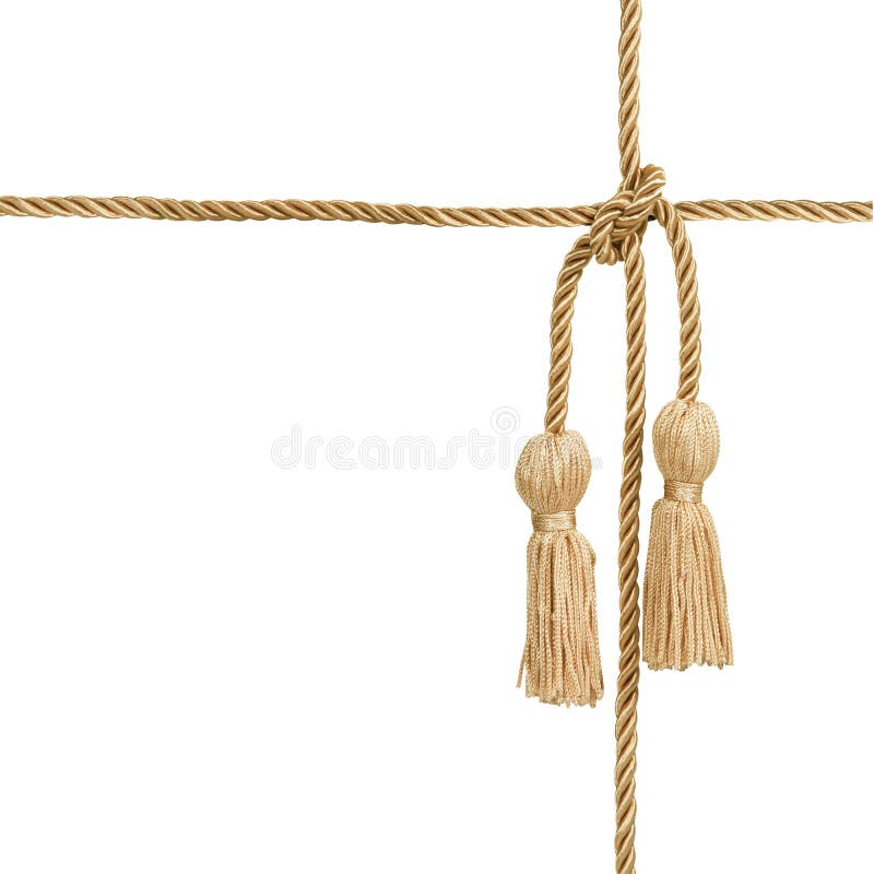Gold rope stock photo. Image of festival, gold, design - 34961496