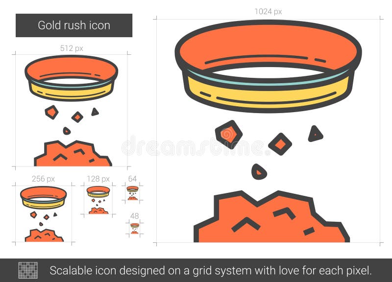 Sifting soil stock vector. Illustration of drawing, vector - 30797613