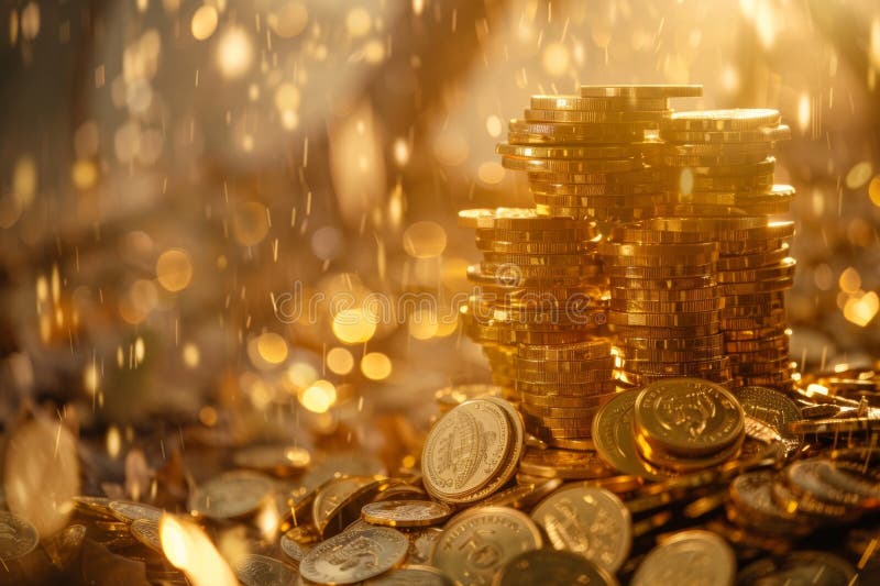 Gold S Timeless Allure As a Symbol of Wealth and Stability. Stock Image ...