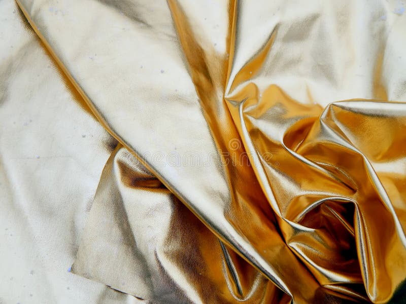 Gold satin fabric stock image. Image of closeup, material - 83503553