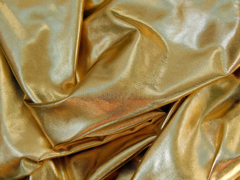 Gold satin material stock image. Image of rippled, macro - 93155817