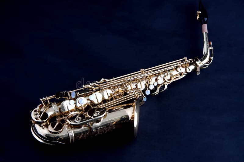 Tenor Sax Golden Saxophone Macro Selective Focus Stock Image - Image of ...