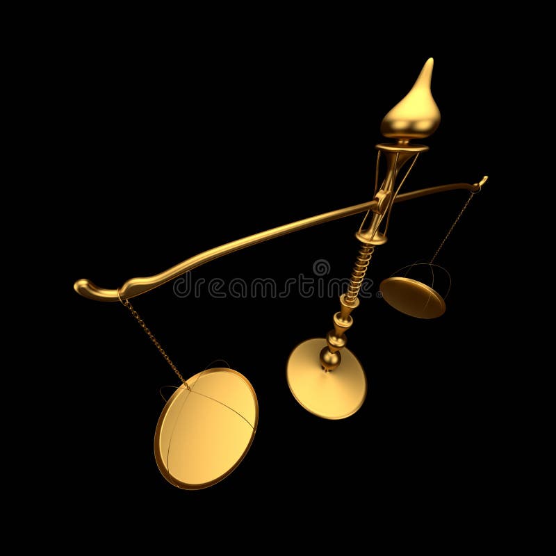 Gold scale stock illustration. Illustration of measure - 22715064