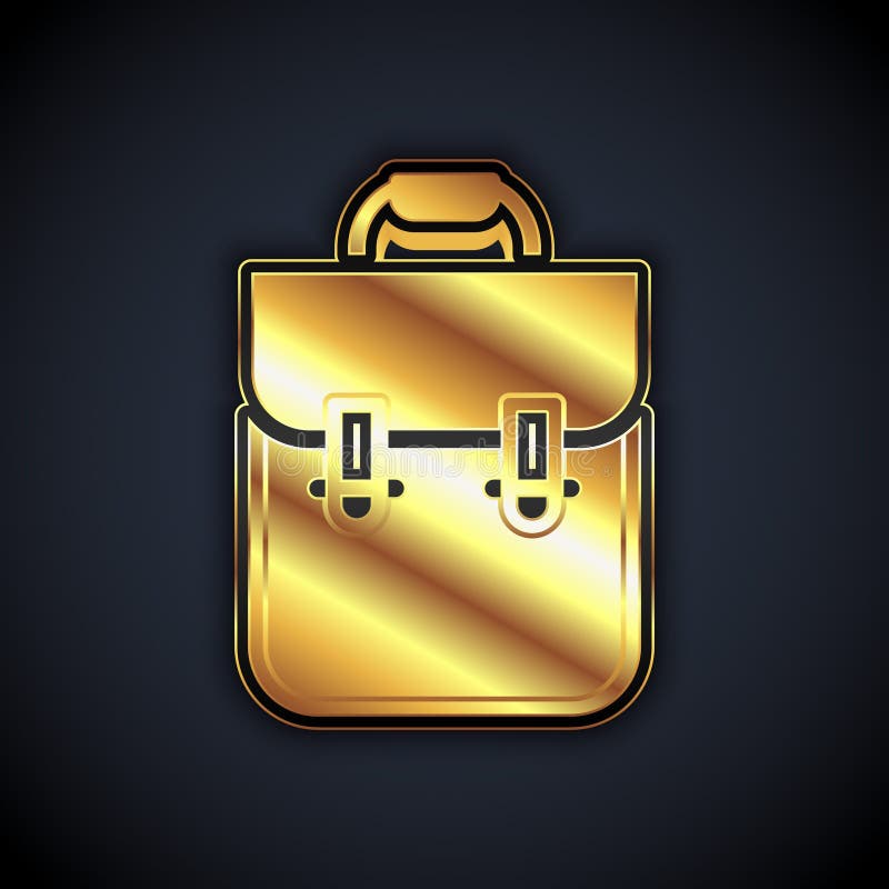 Golden Backpack Stock Illustrations – 600 Golden Backpack Stock ...